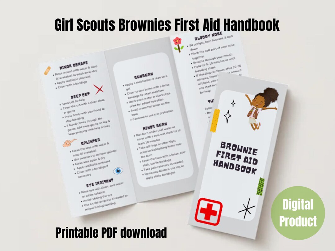 Girl Scout Brownies First Aid Handbook – Digital Download | Created by ...