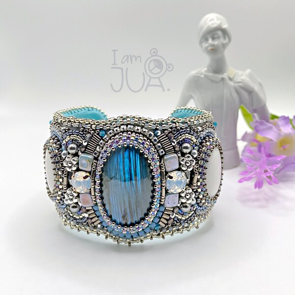 Beaded Cuff Bracelet - Etsy