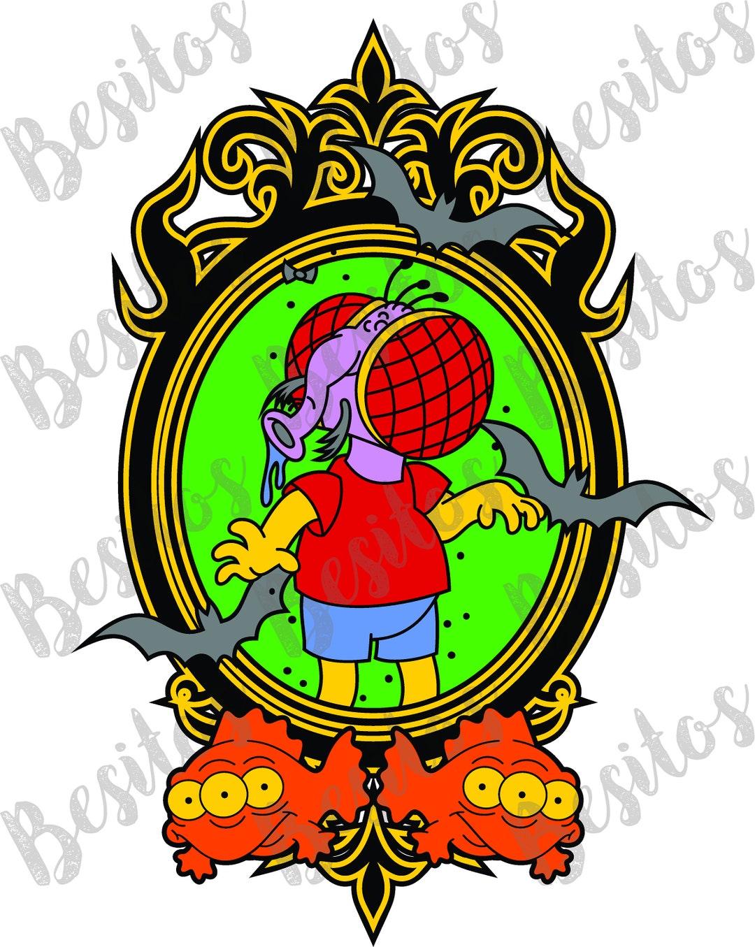 Bart, Little House of Horrors, Png Pdf CDR File Instant Download ...