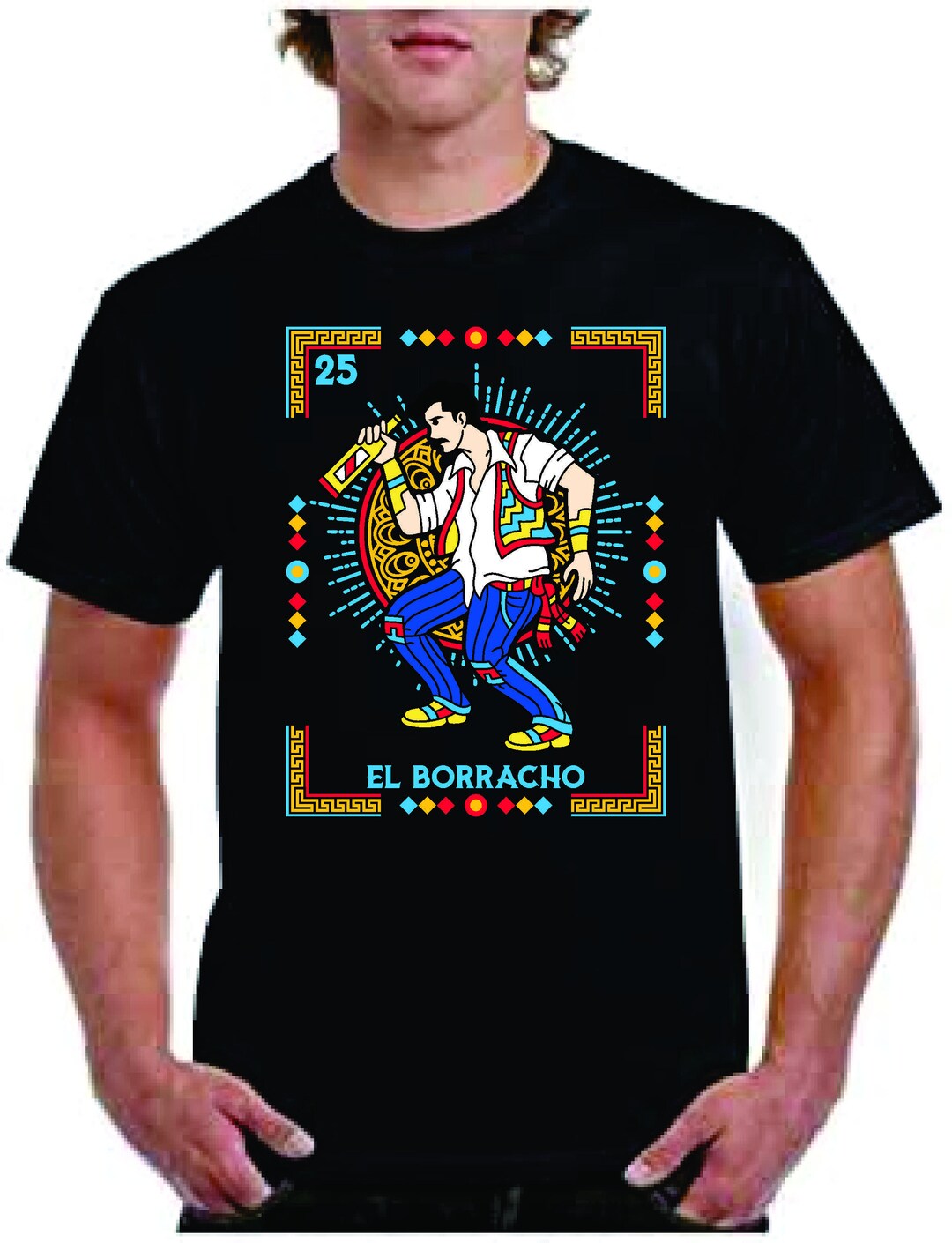 El Borracho Loteria Shirt _ Mexican loteria shirt el borracho – WRRVM