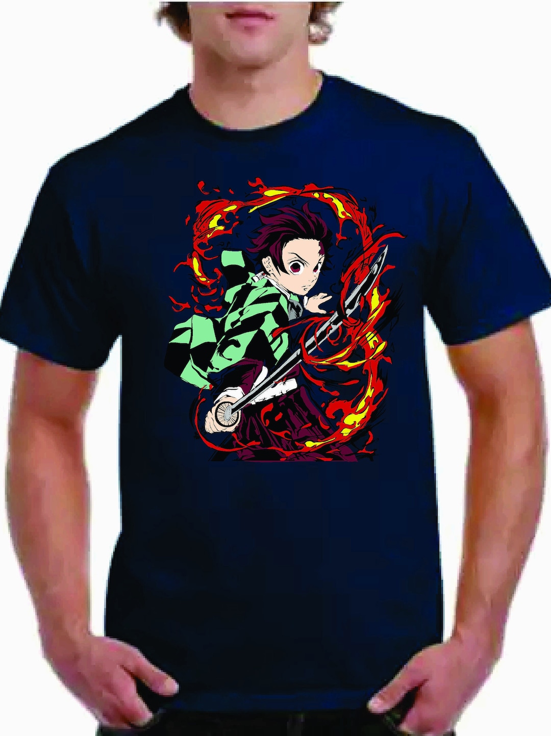 Demon Slayer Inspired T-shirt - Etsy