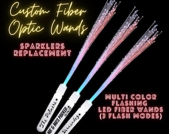 150 CUSTOM White LED Fiber Wands for Wedding Receptions and - Etsy