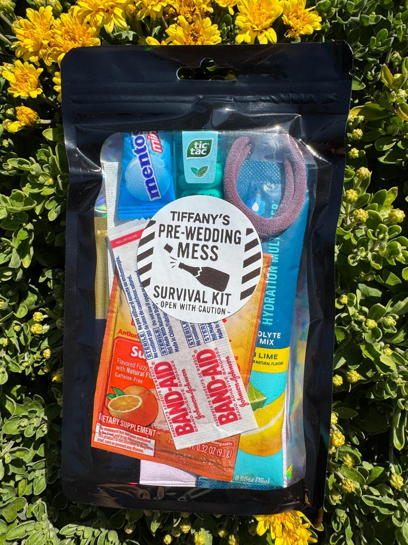 Party Favor Hangover Kit | Self Care Kit | Recovery Kit for ...
