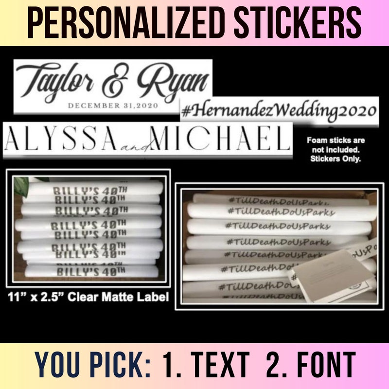 Clear Pet Vinyl Sticker - Etsy