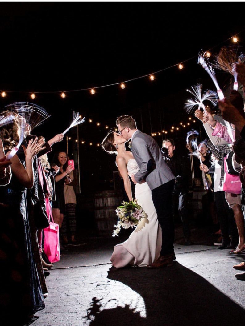 25/50/60/75/100/125/150/200 CUSTOM White LED Fiber Wands for - Etsy