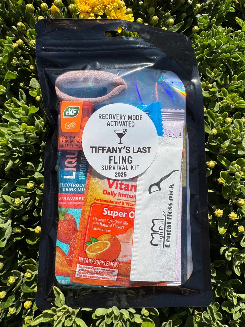 Party Favor Hangover Kit | Self Care Kit | Recovery Kit for ...