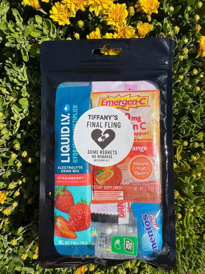 Party Favor Hangover Kit | Self Care Kit | Recovery Kit for ...