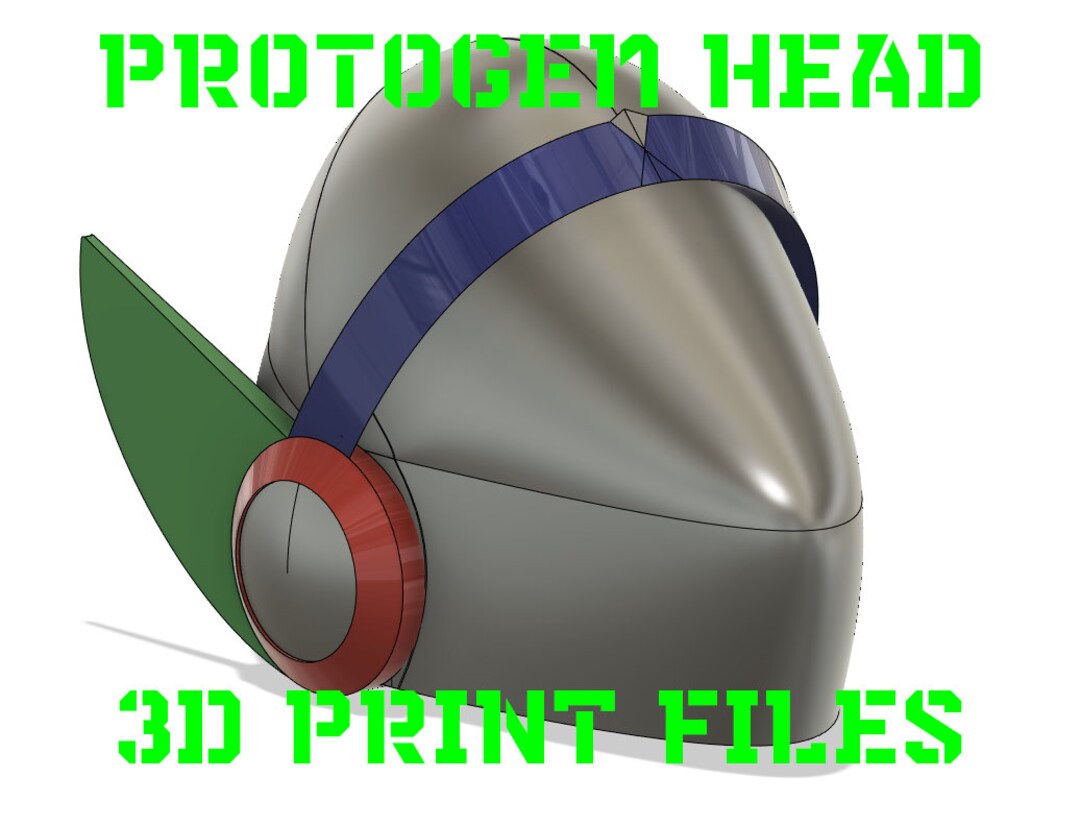 Protogen Helmet 3D Model - Etsy Canada