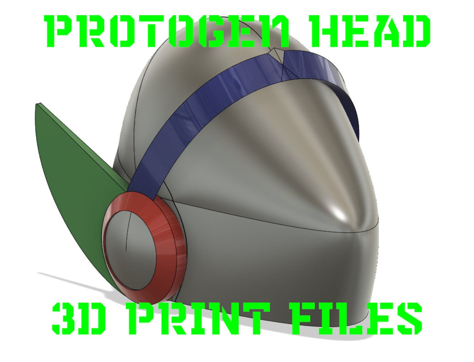 Protogen Helmet 3D Model - Etsy Australia