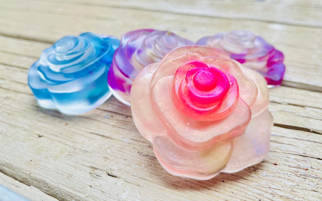 Resin Rose Real Flower Art, Custom Preserved Flower Keepsake, Resin ...