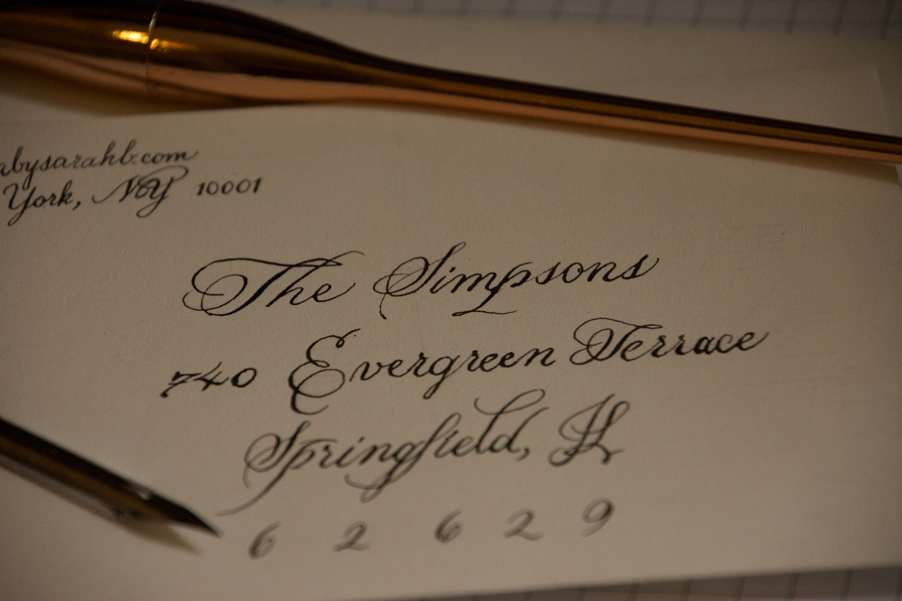 Custom Handwritten Envelope and Invitation Calligraphy for Weddings ...