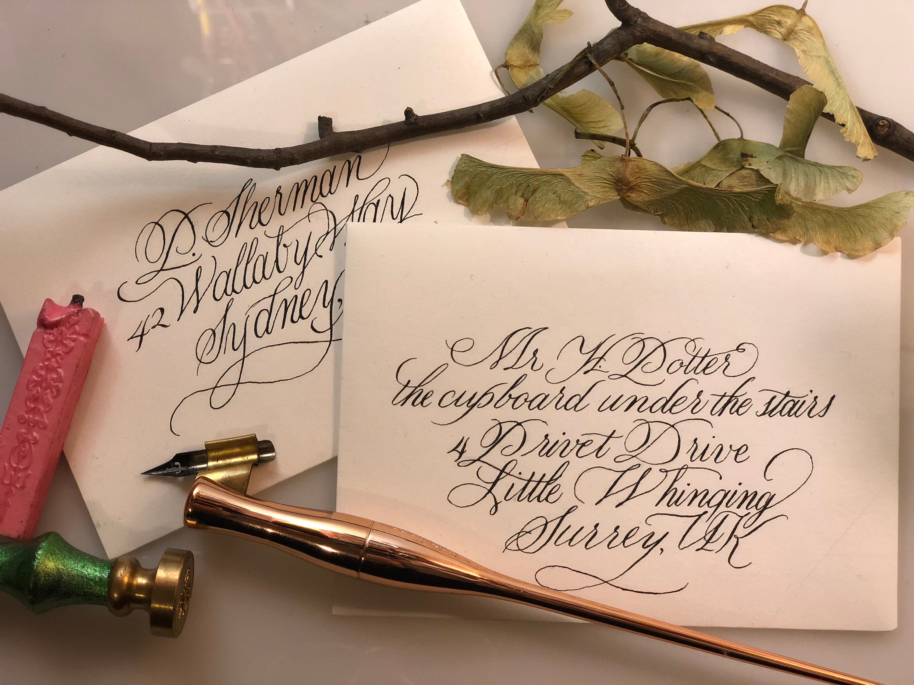 Custom Handwritten Envelope and Invitation Calligraphy for Weddings ...