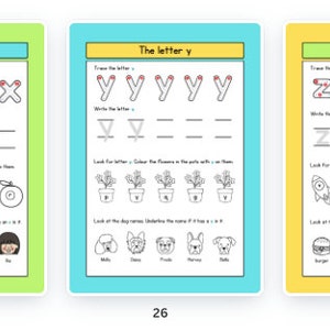 Alphabet Letter Formation Activity Handwriting Practice Booklet, Early ...