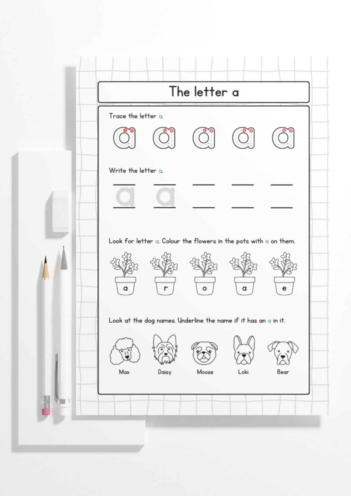 Alphabet Letter Formation Activity Handwriting Practice Booklet, to ...