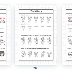 Alphabet Letter Formation Activity Handwriting Practice Booklet, to ...
