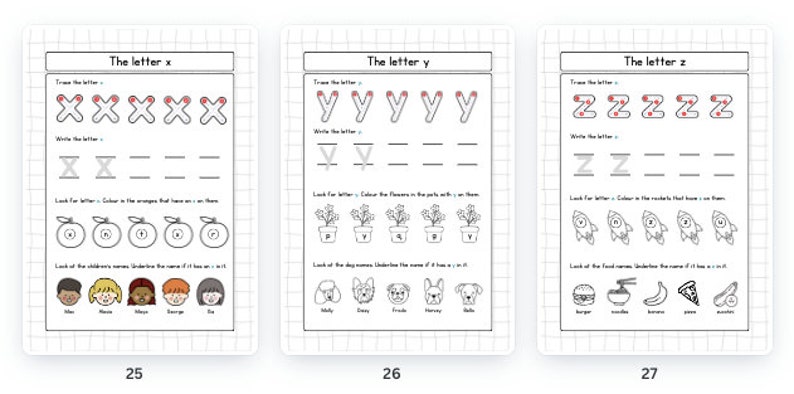 Alphabet Letter Formation Activity Handwriting Practice Booklet, to ...