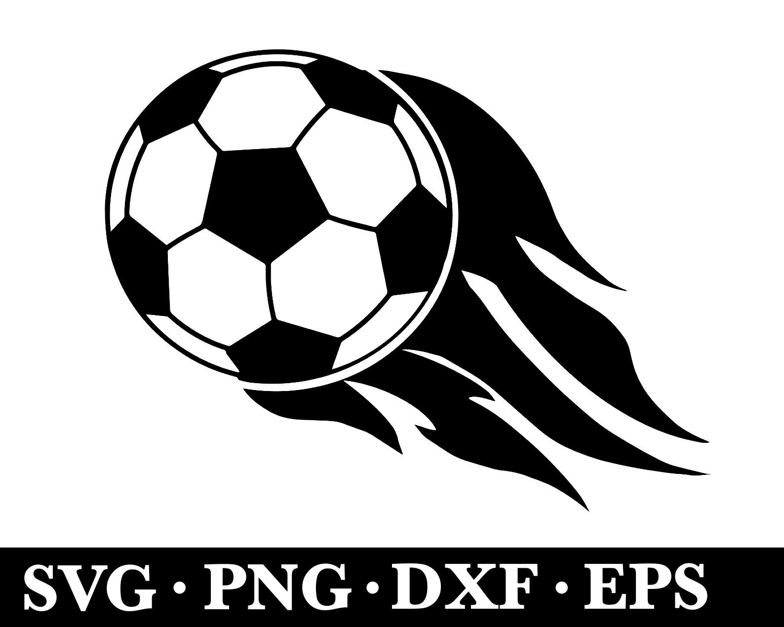 Soccer Ball Flame Svg Soccer Ball Flame Digital Download Svg, Soccer ...