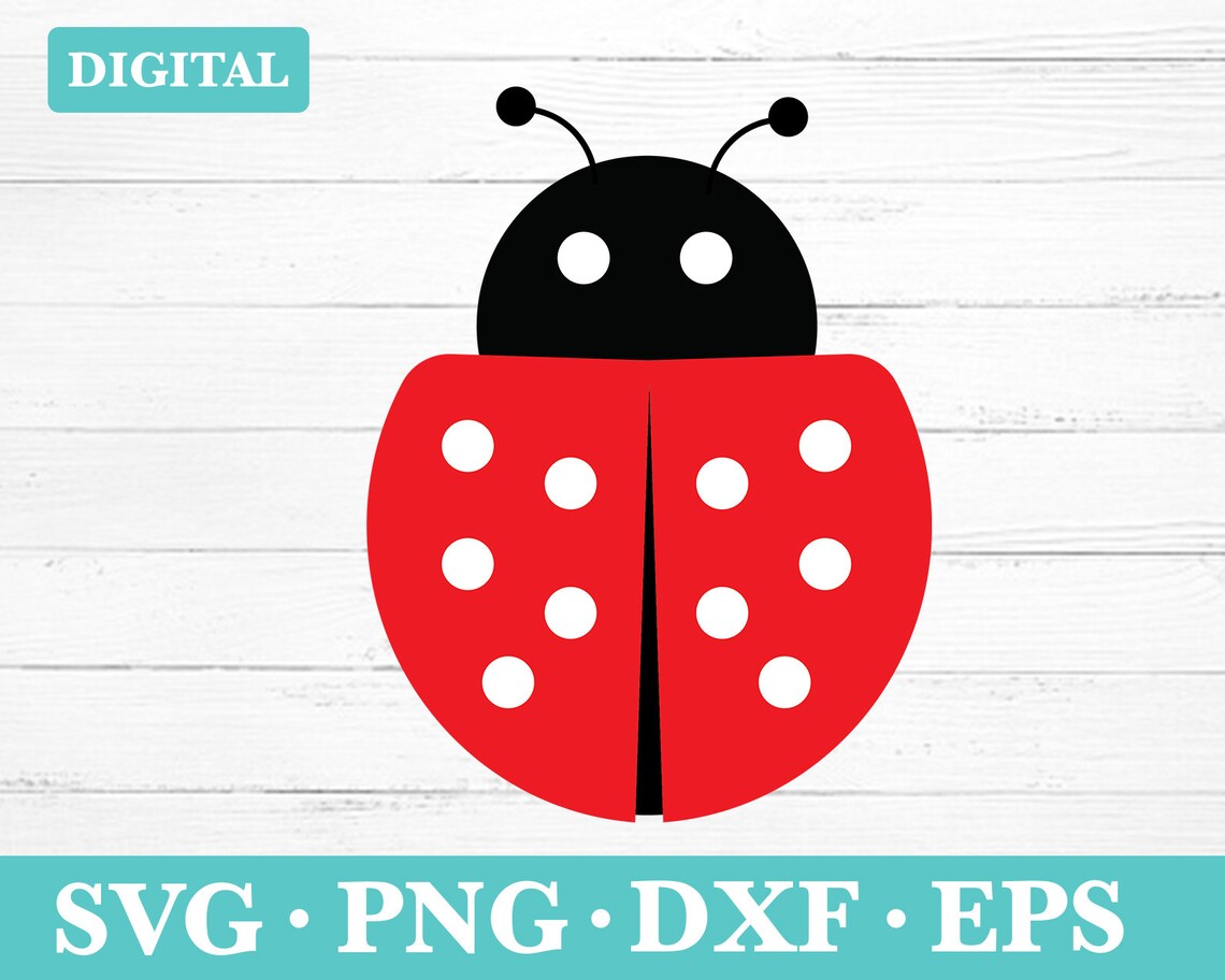 Ladybug Digital Download Svg, Ladybug Clipart, Svg, Png, Eps, Dxf - Etsy