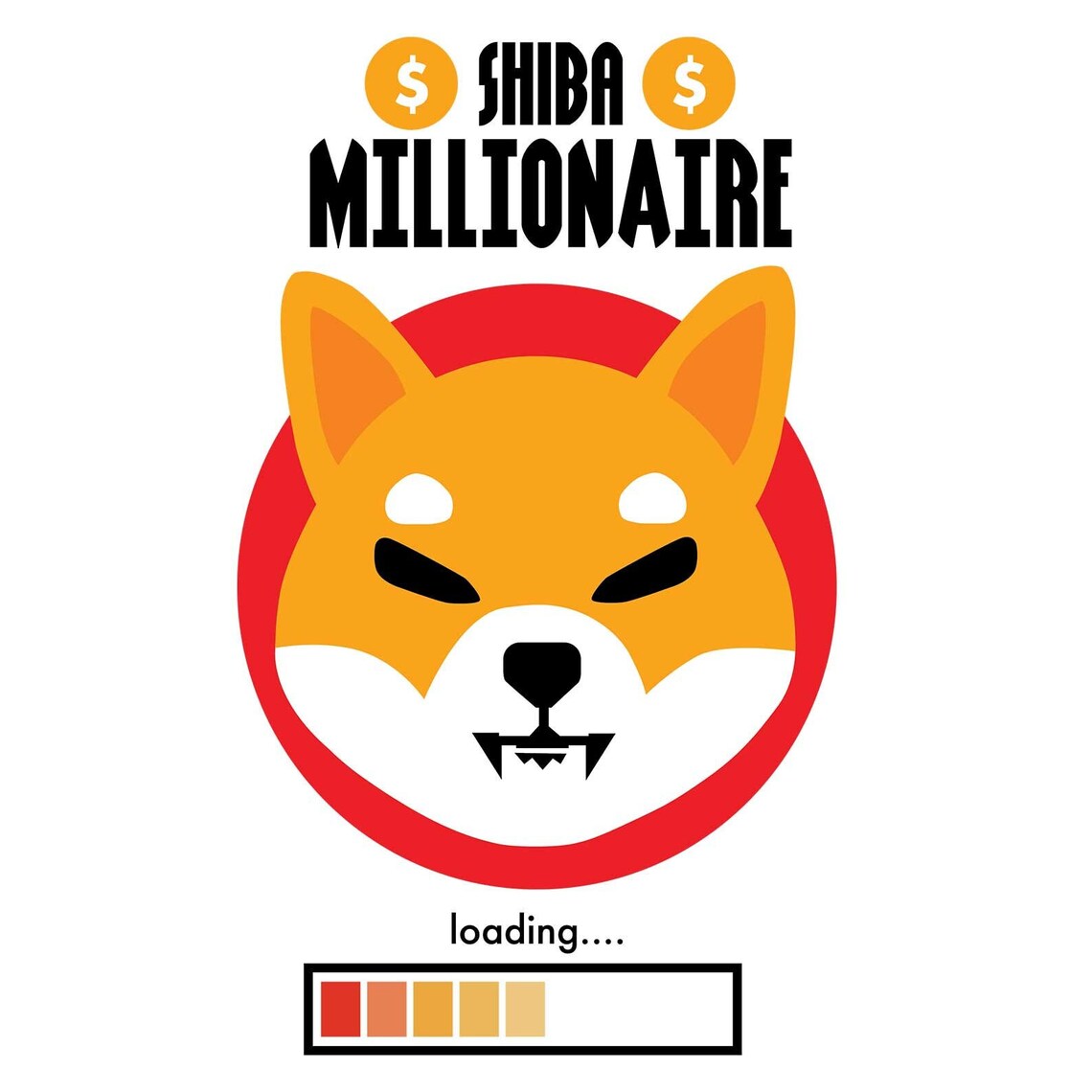 Shiba Inu Loading Digital Download Svg, Shiba Inu Crypto. Vector Cut ...