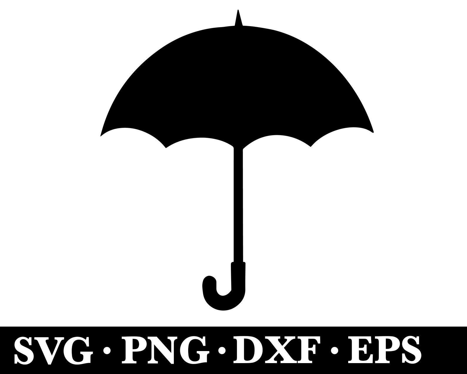 Umbrella Digital Download Svg, Umbrella Svg. Vector Cut File for Cricut ...