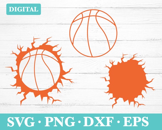 Basketball Outline Svg Basketball Cut Files Basketball Clip - Etsy