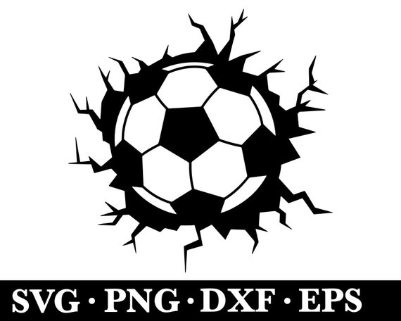 Soccer Ball Smashing Svg Soccer Ball Smashing Download Svg | Etsy