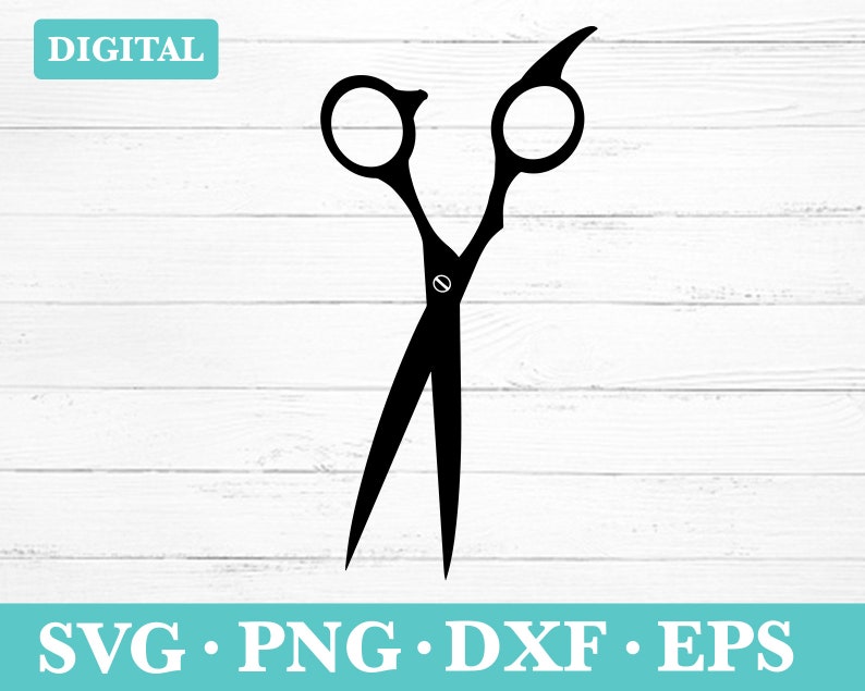 Scissors Download Svg, Barber Scissors Clipart, Scissor Silhouette SVG ...