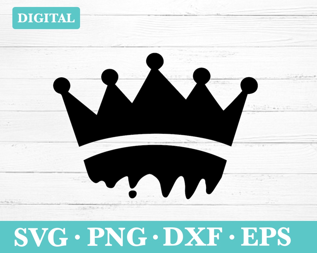 Dripping Imperial Crown Digital Download Svg, Crown Svg Clipart, Svg ...