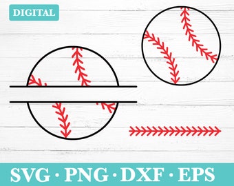 Baseball Name Monogram Svg, Baseball Mom Svg, Split Name Frame Svg ...
