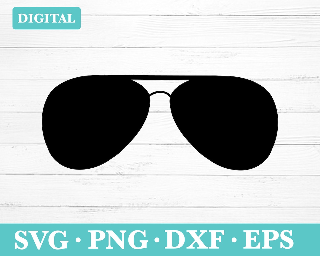 Aviator Sunglasses Svg Download Svg, Glasses Svg Clipart, Svg, Png, Eps ...