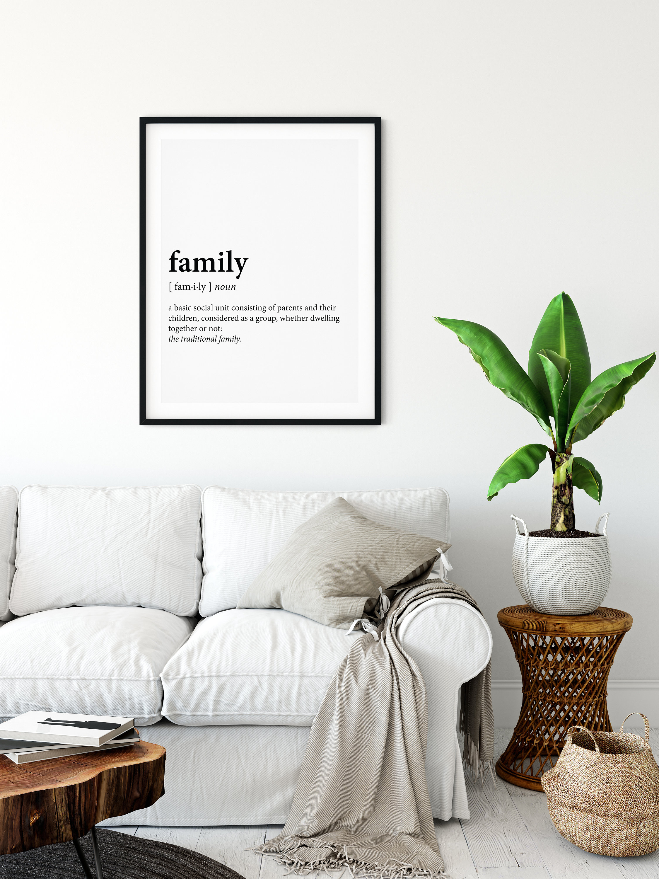 Family Definition Family Print Family Wall Art Family Gift - Etsy