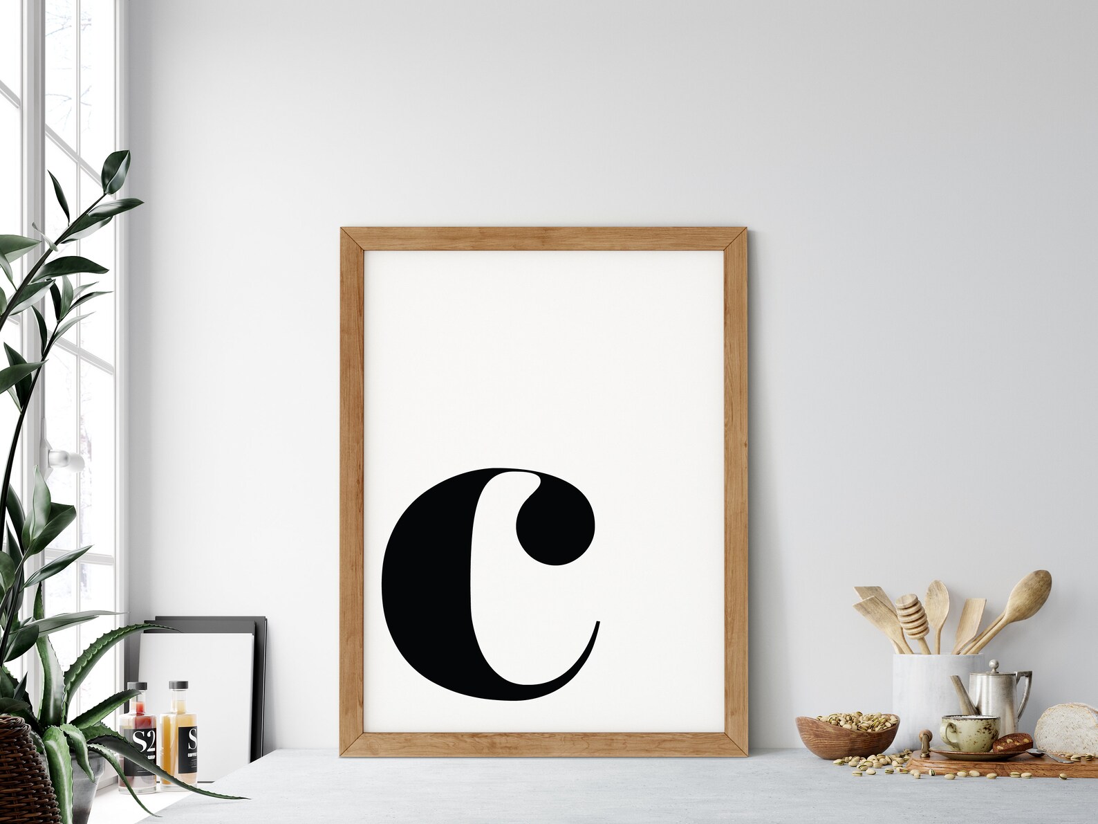 C Letter Print, C Print, Wall Art Prints, Printable Art, Alphabet Print ...