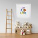 Kid Cave Sign Printable Art - to Decorate Nursery or Playroom - Instant ...