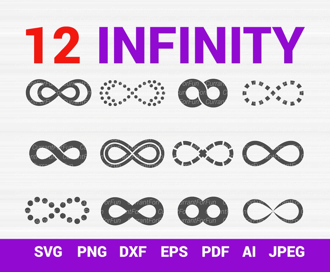 INFINITY Svg Infinity Sign Svg Infinity Cricut Infinity - Etsy