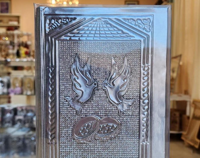 Beautiful Embossed Catholic Bible English/silver - Etsy