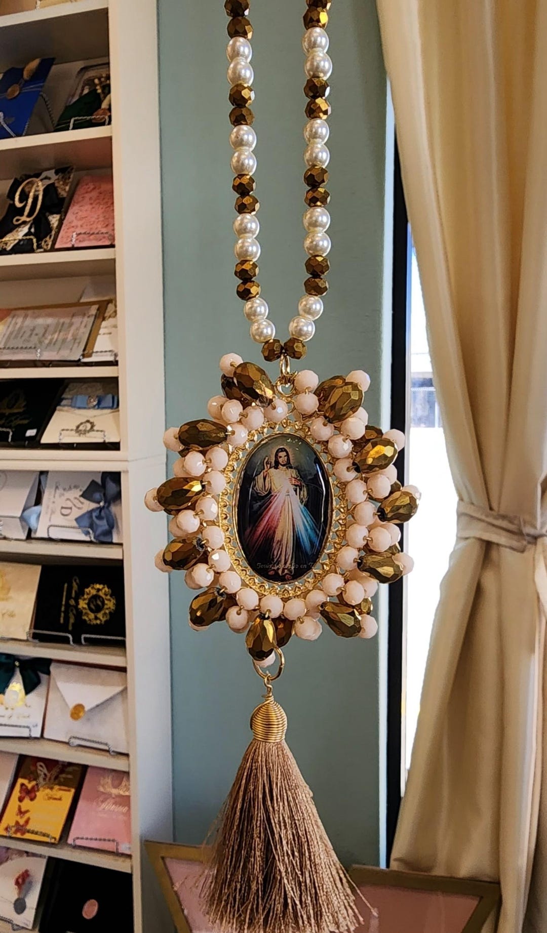 Divine Mercy Blessing Car Hanging Ornament - Etsy