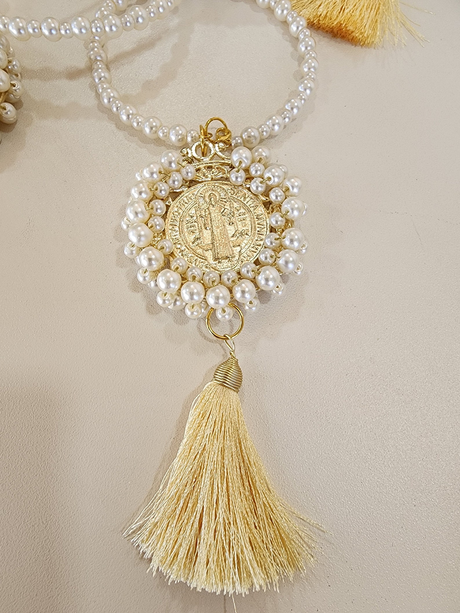 St. Benedict Blessing Car Hanging Ornament - Etsy