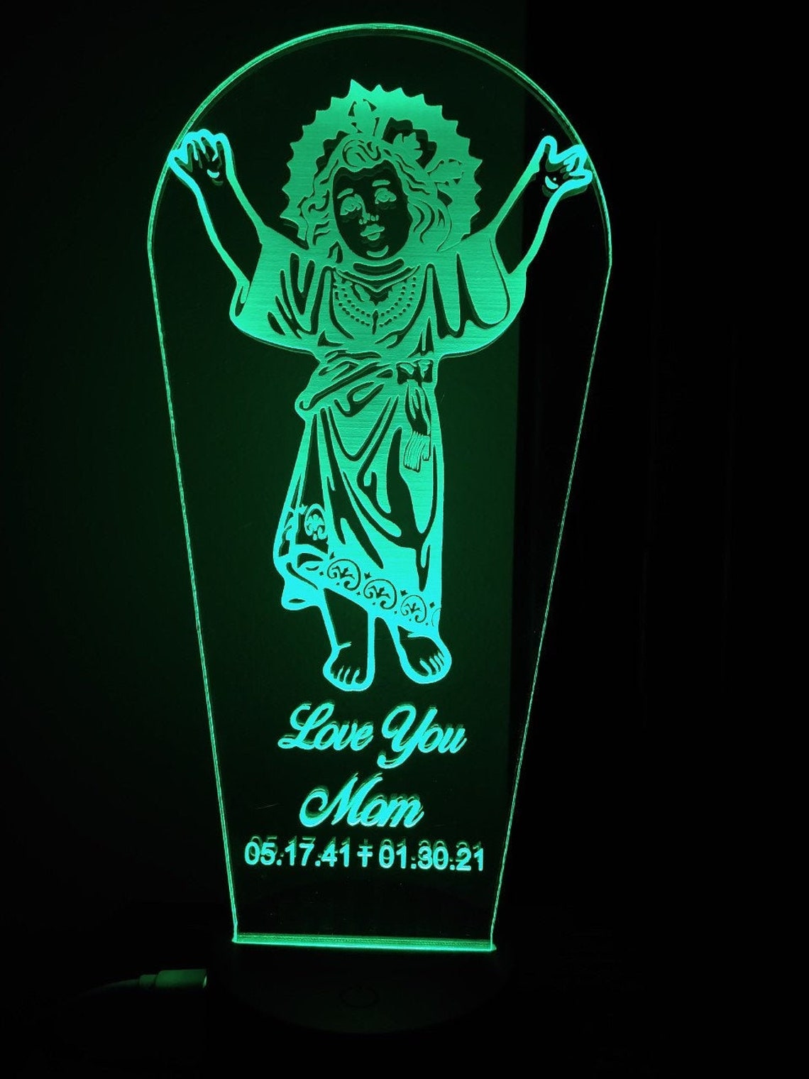 Divine Child Jesus Night Light LED Night Lamp With Remote - Etsy