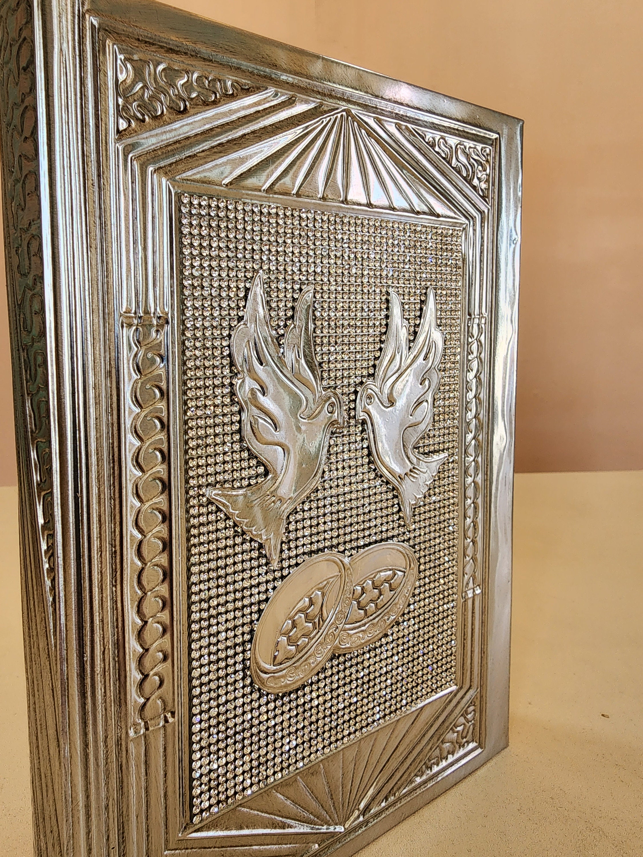 Beautiful Embossed Catholic Bible English - Etsy