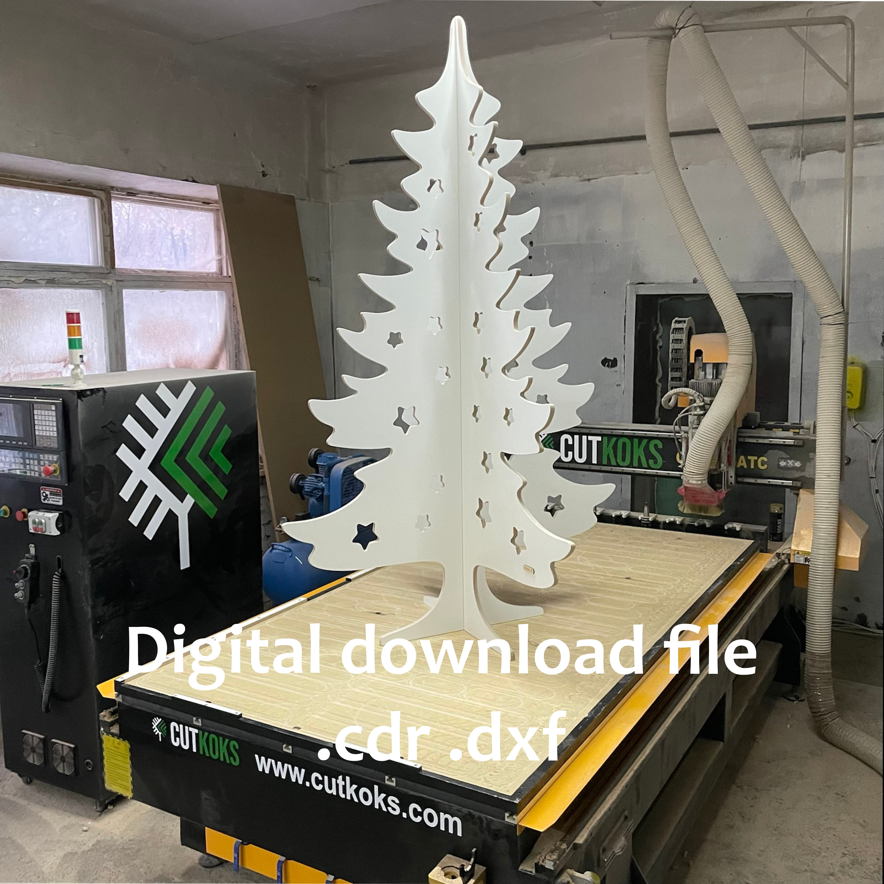 Christmas Three Dxf Cnc Files for Wood Home Decor Cnc - Etsy