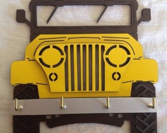 Jeep Key Holder Dxf File - Etsy