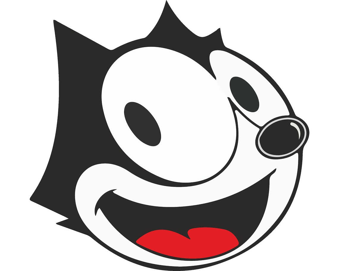 Felix the Cat Svg File Dxf Eps Png Pdf Cricut Cutting File - Etsy