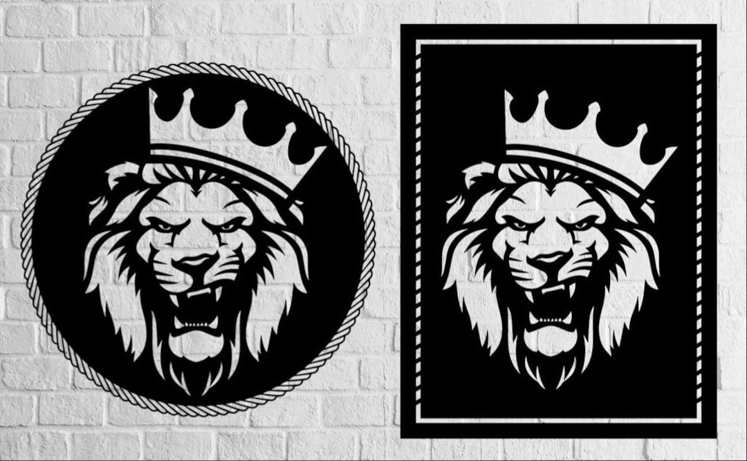 Lion DXF Digital Download - Etsy