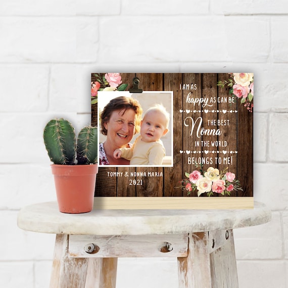The Best NONNA Personalize Desk Picture Frame I Am as Happy - Etsy