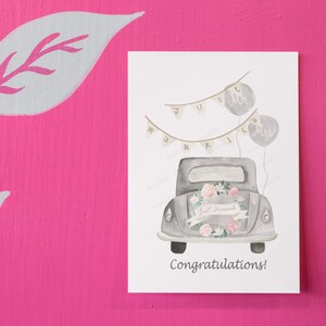 Just Married Wedding Card Cards Wedding Celebration - Etsy