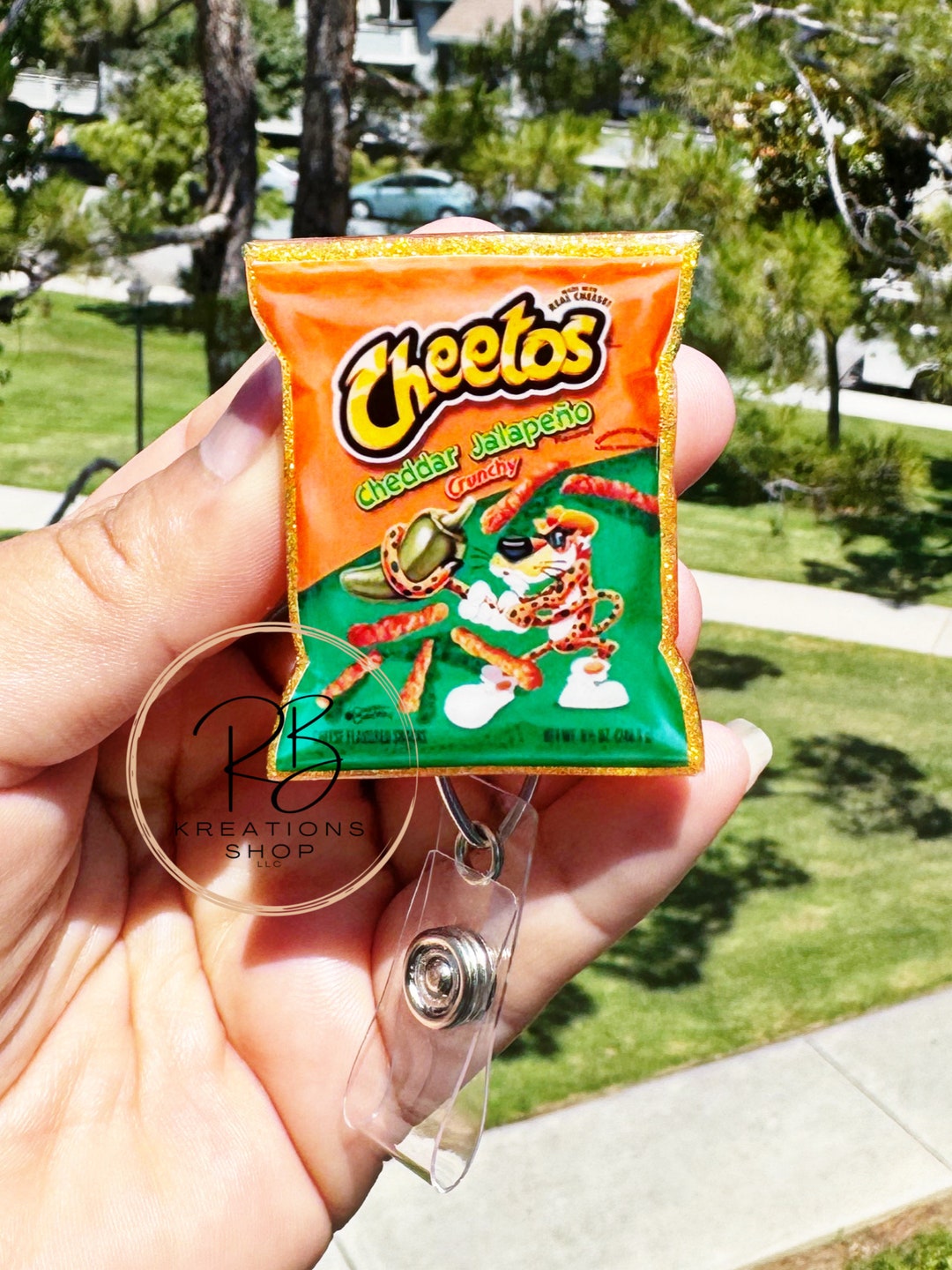 Jalapeno Chips Badge Reel | Chip Bag Badge Reel | Medical Badge Reel ...