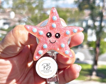 Rainbow Fish Badge Reel | Cute Fish Badge Reel | Cute Badge Holder ...