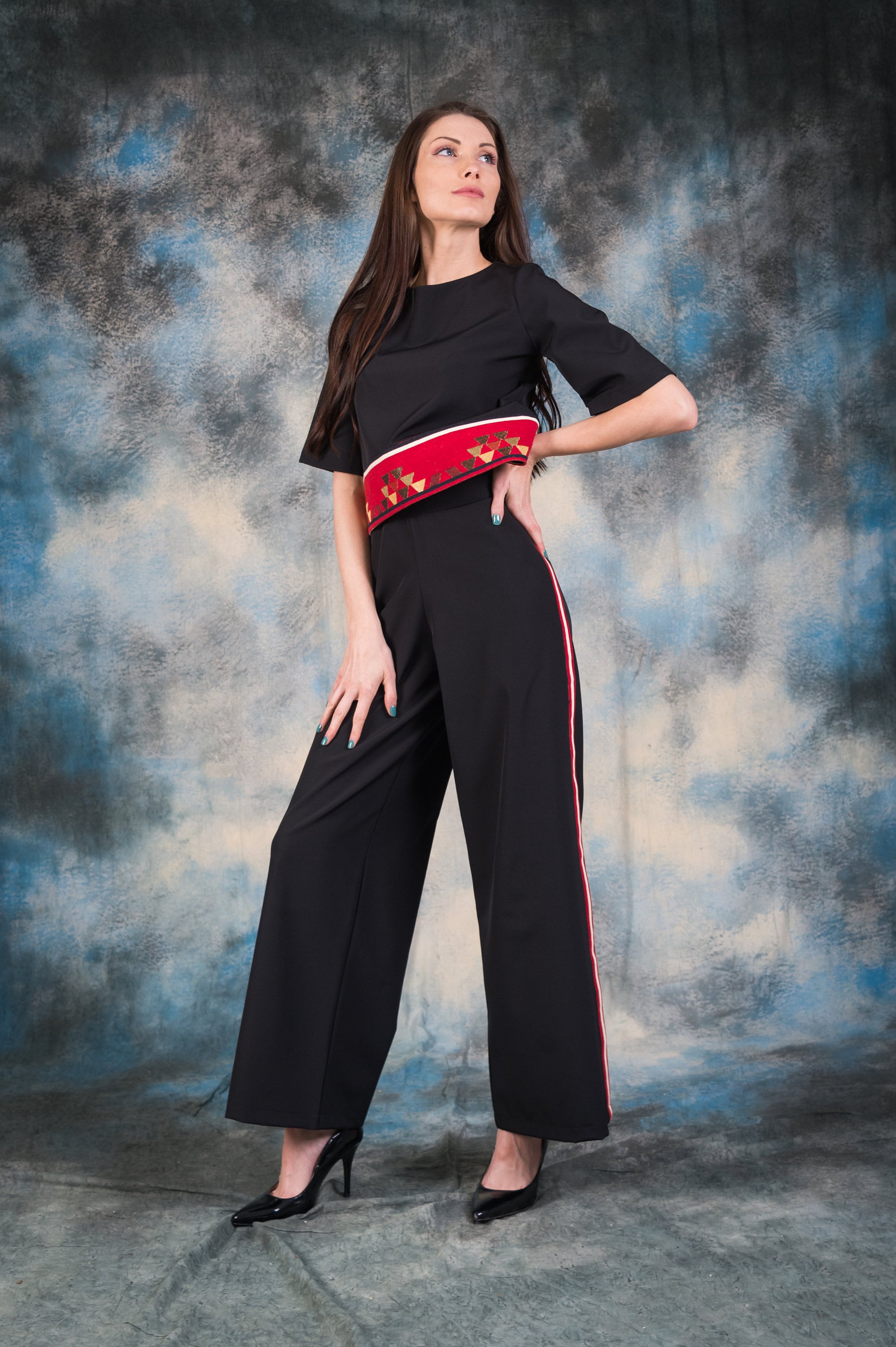 Bulgarian Embroidery, Bulgaria, Plus Size Pants, Two Piece Set for ...