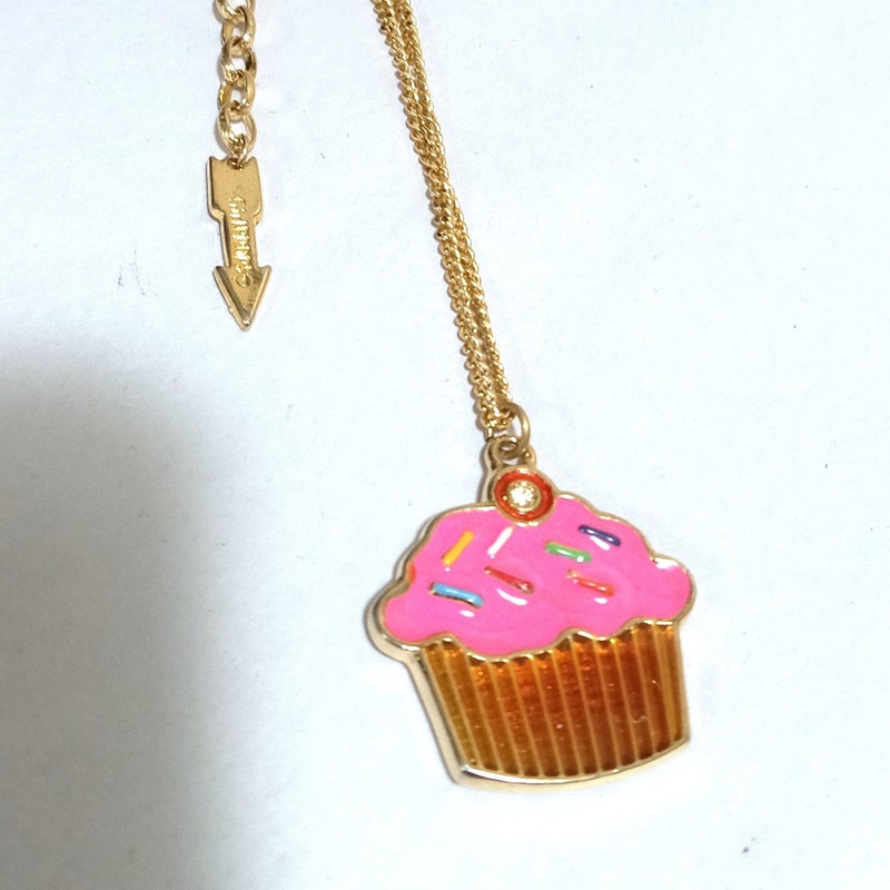 Cupcake Necklace - Etsy