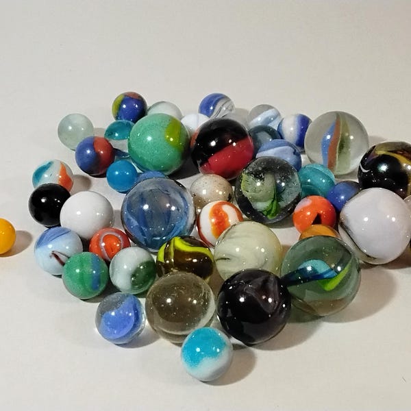 Vintage Marbles - Etsy
